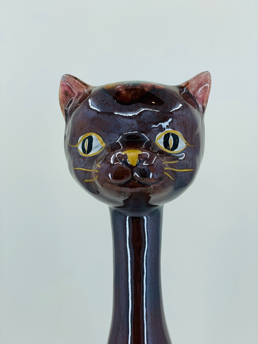 Vintage Long-neck Cat Figurine – Made in Japan, Excellent Condition - Etsy