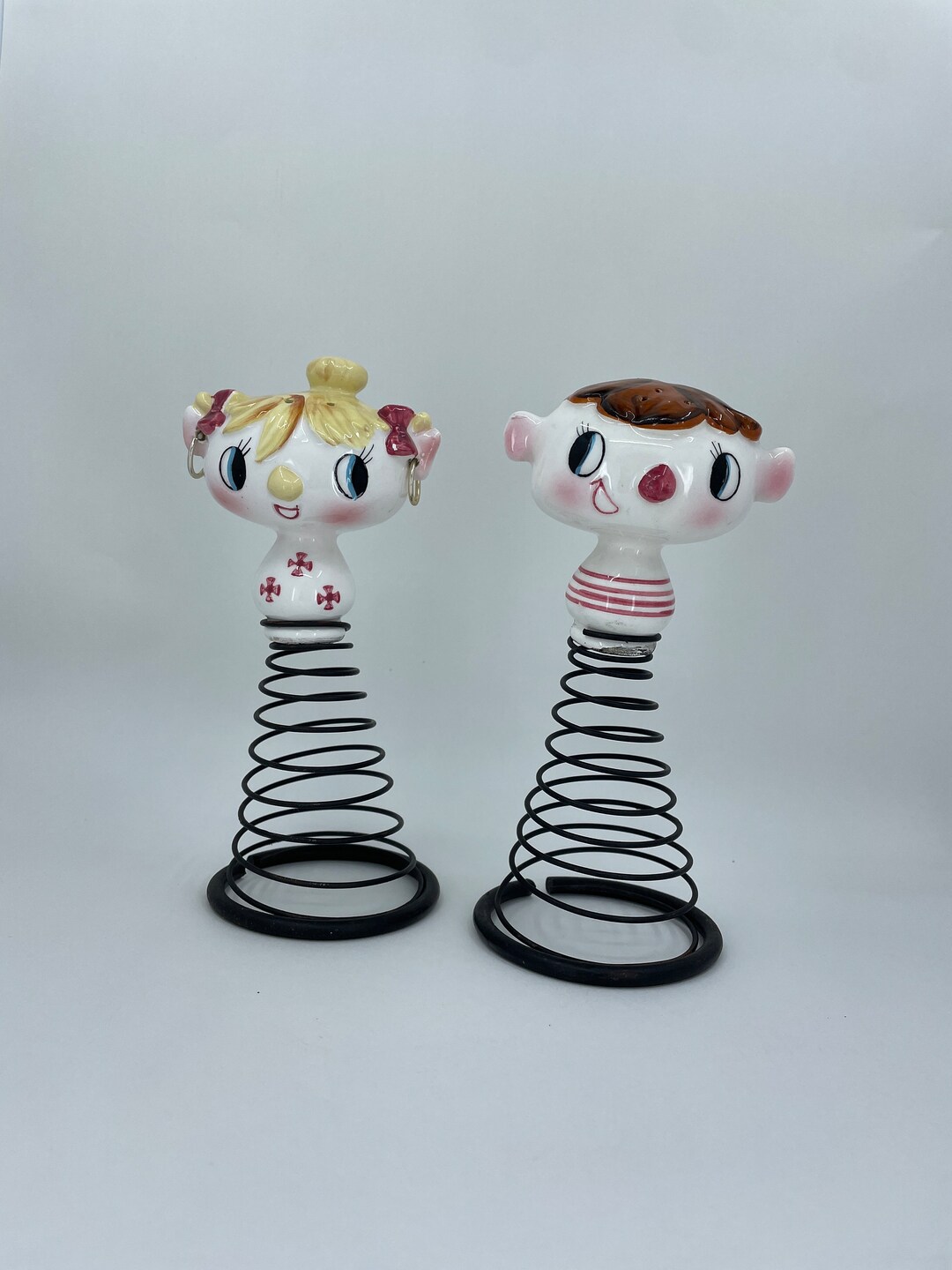1959 Holt Howard Rock and Roll Kids Salt & Pepper Shakers - Original ...