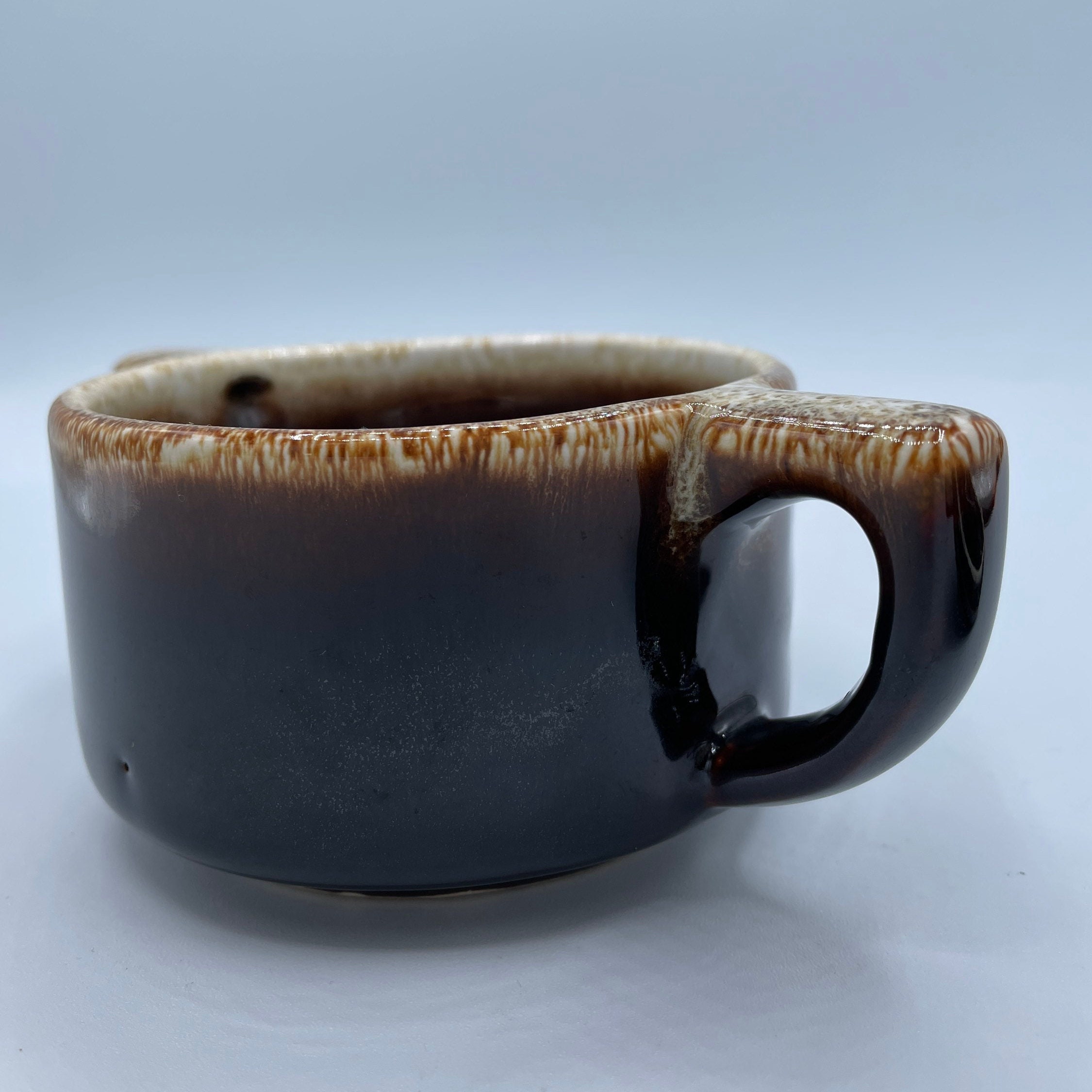 Vintage Mccoy Glazed Brown Drip Pottery Sugar Bowl - Etsy