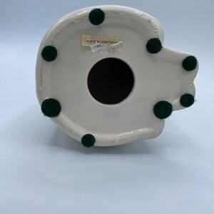 Vintage Sia Pottery Hand Painted Ceramic Floral Sitting Cat - Etsy