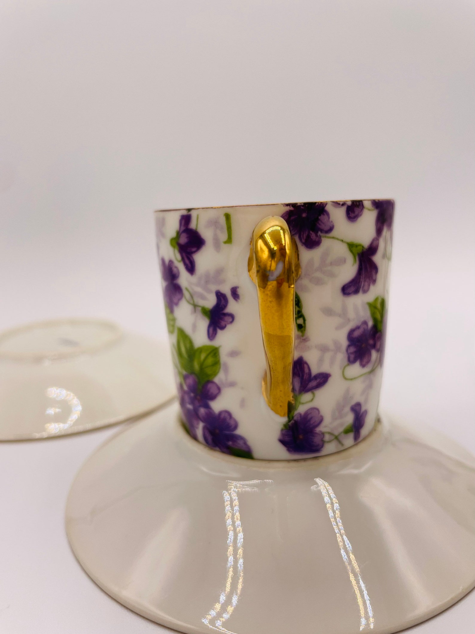 Set of 2 Vintage Inarco Demitasse Espresso Coffee Cup and Saucers Made ...