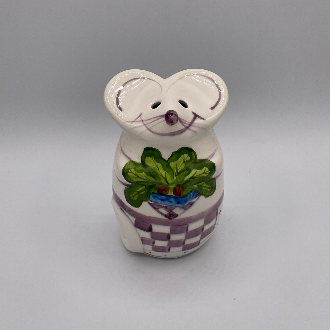 Ceramic Mouse Vintage Parmesan Cheese Shaker by Laurie Gates - Etsy