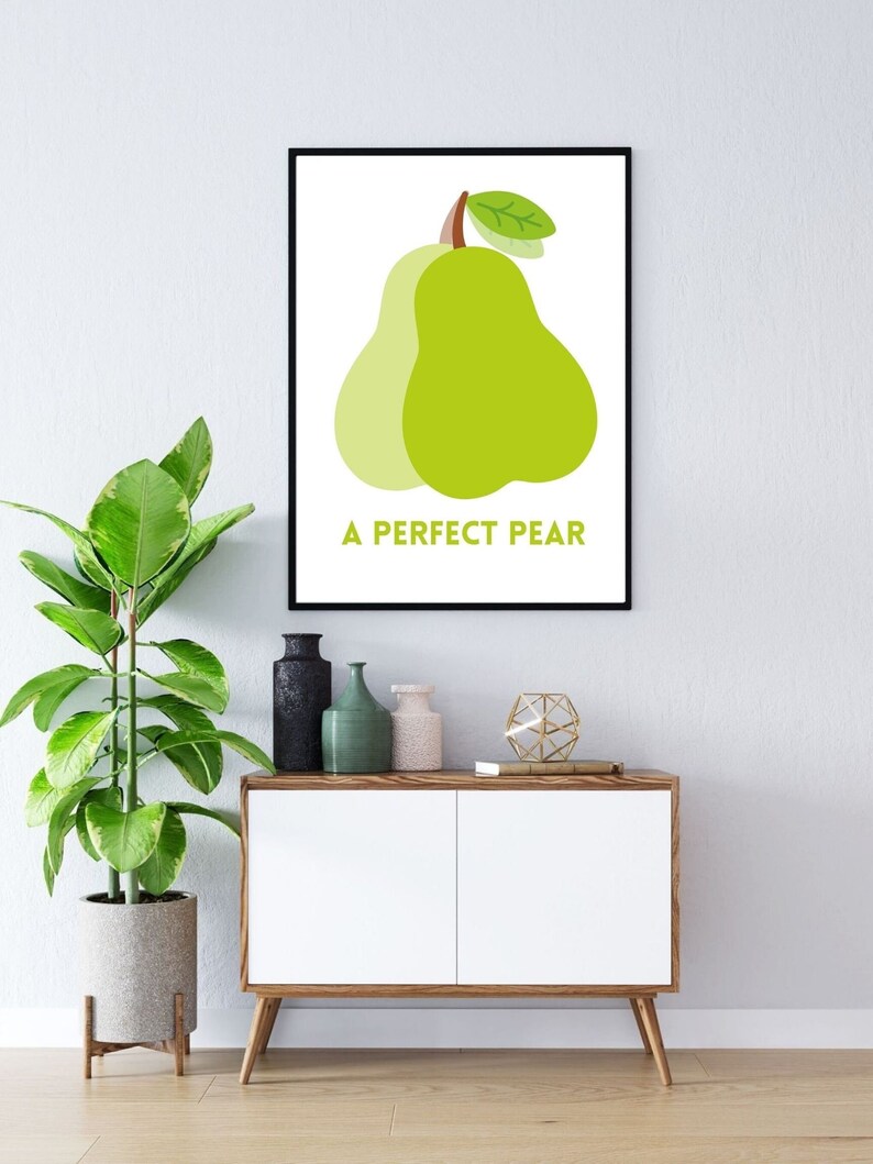 A Perfect Pear Print PDF - Etsy