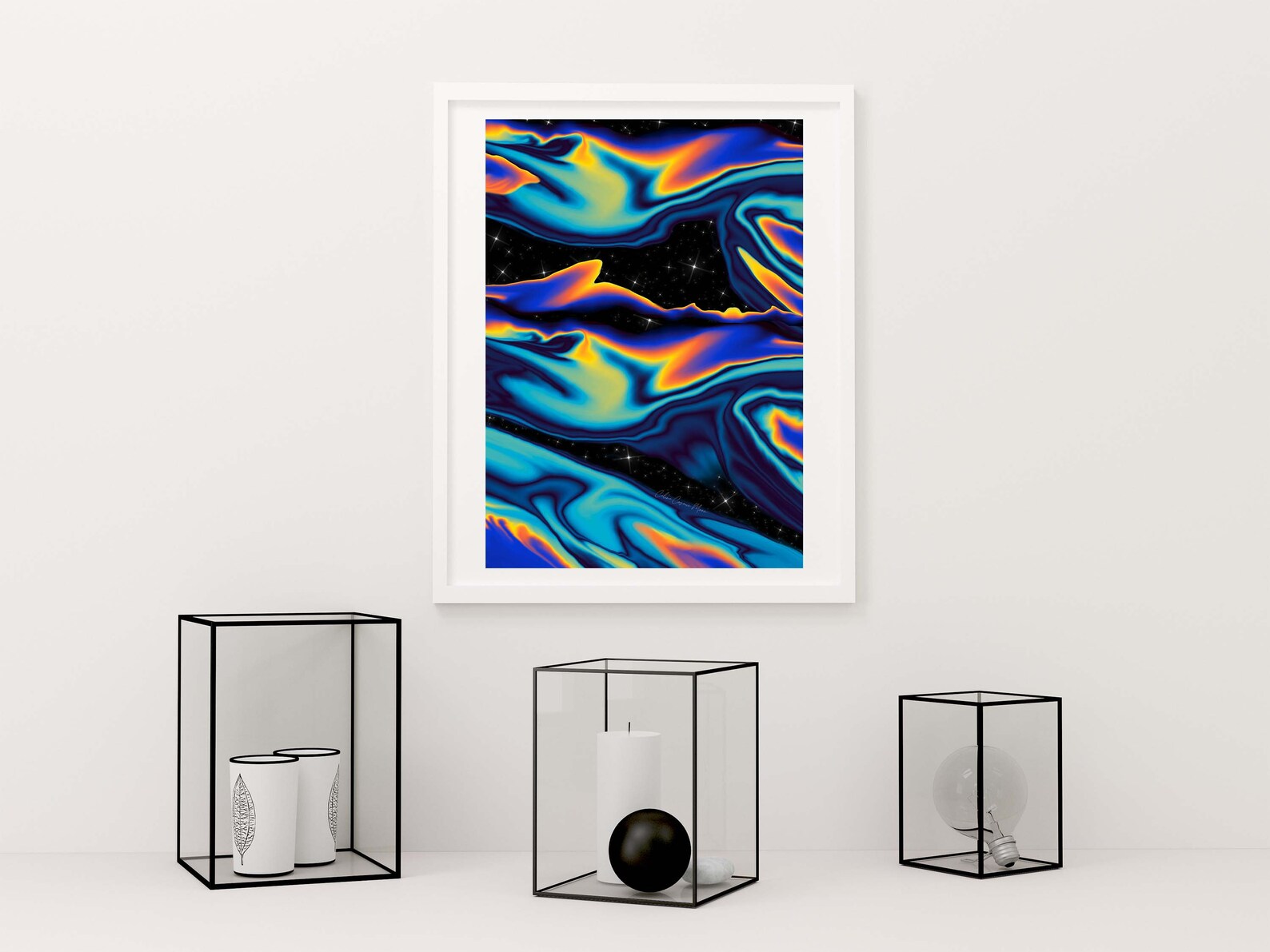 Multichrome Acrylic Space Art Print - Etsy