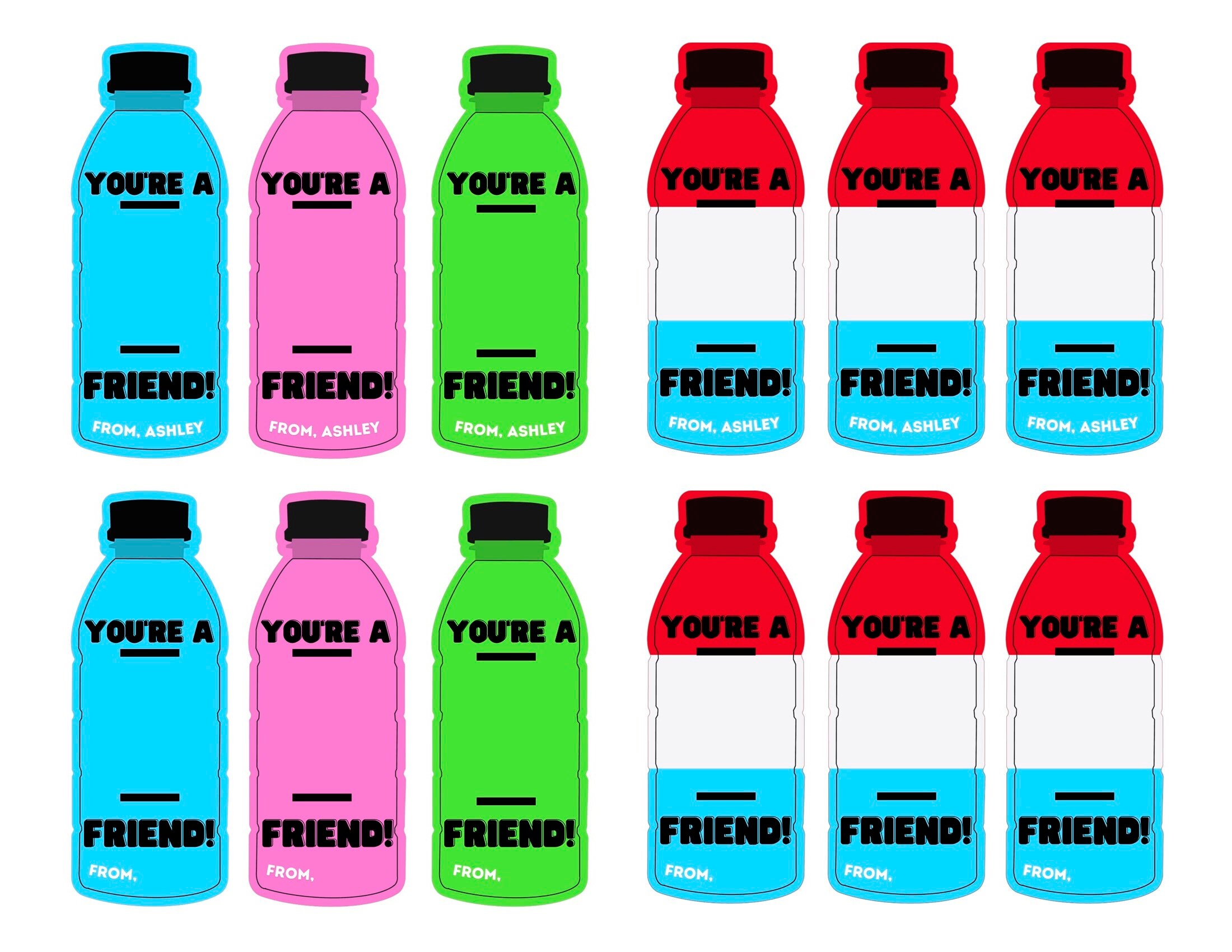 Prime Hydration Valentine Card Digital Download Printable - Etsy