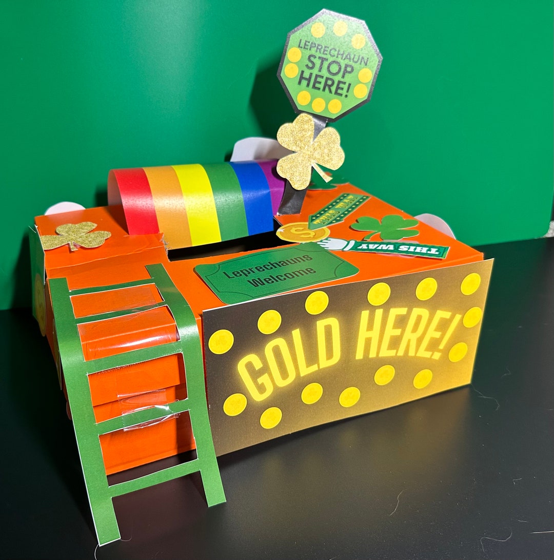 St. Patrick's Day Leprechaun Trap and Letter Downloadable Printable - Etsy