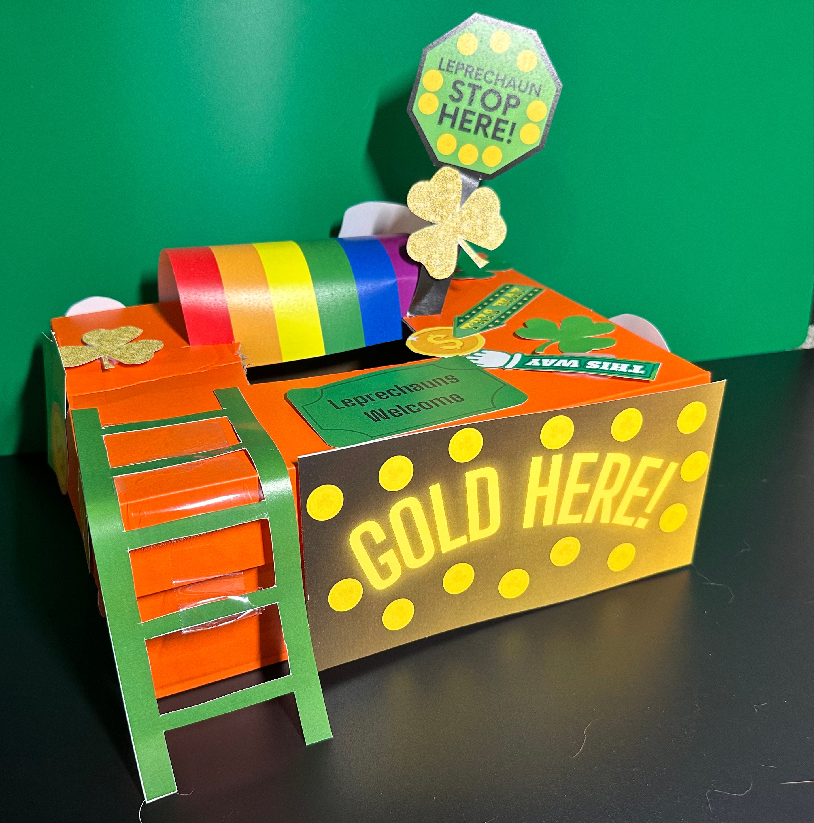 St. Patrick's Day Leprechaun Trap and Letter Downloadable Printable - Etsy