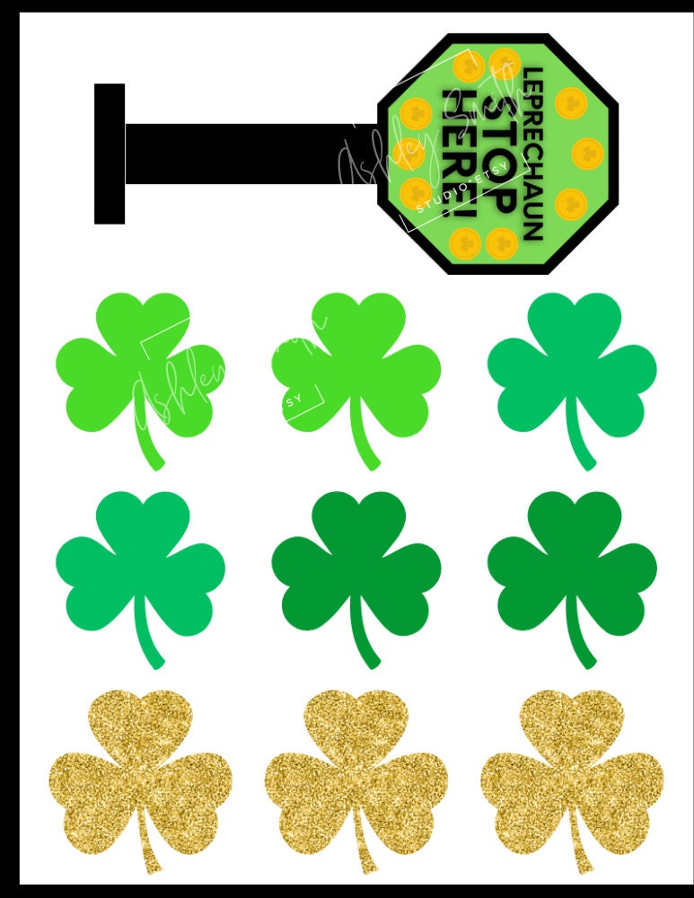 St. Patrick's Day Leprechaun Trap and Letter Downloadable Printable - Etsy