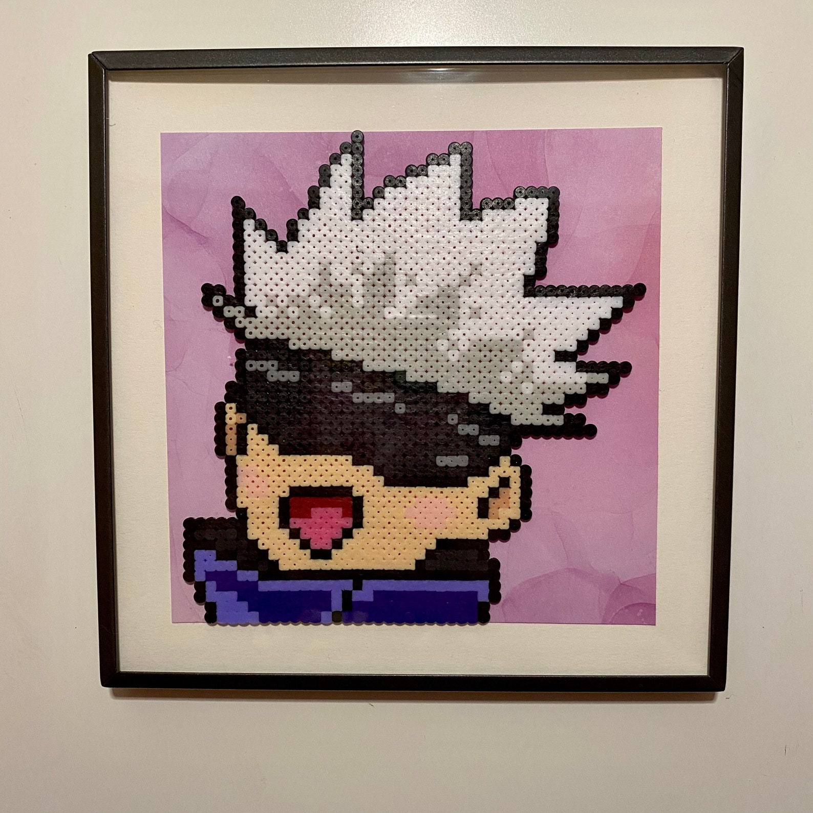 Anime Pixel Wall Art - Etsy