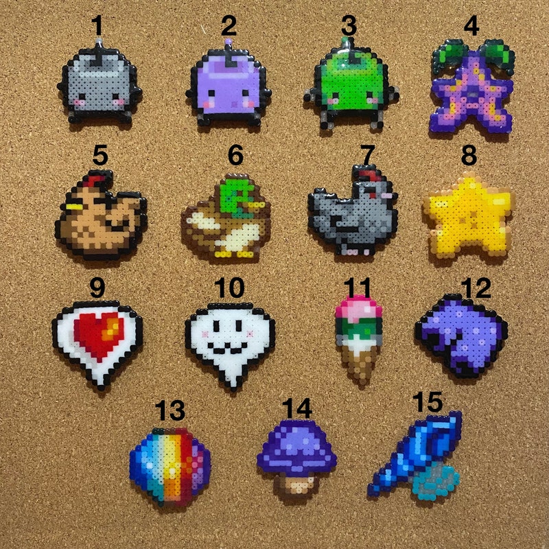 Pixel Art Pins - Etsy