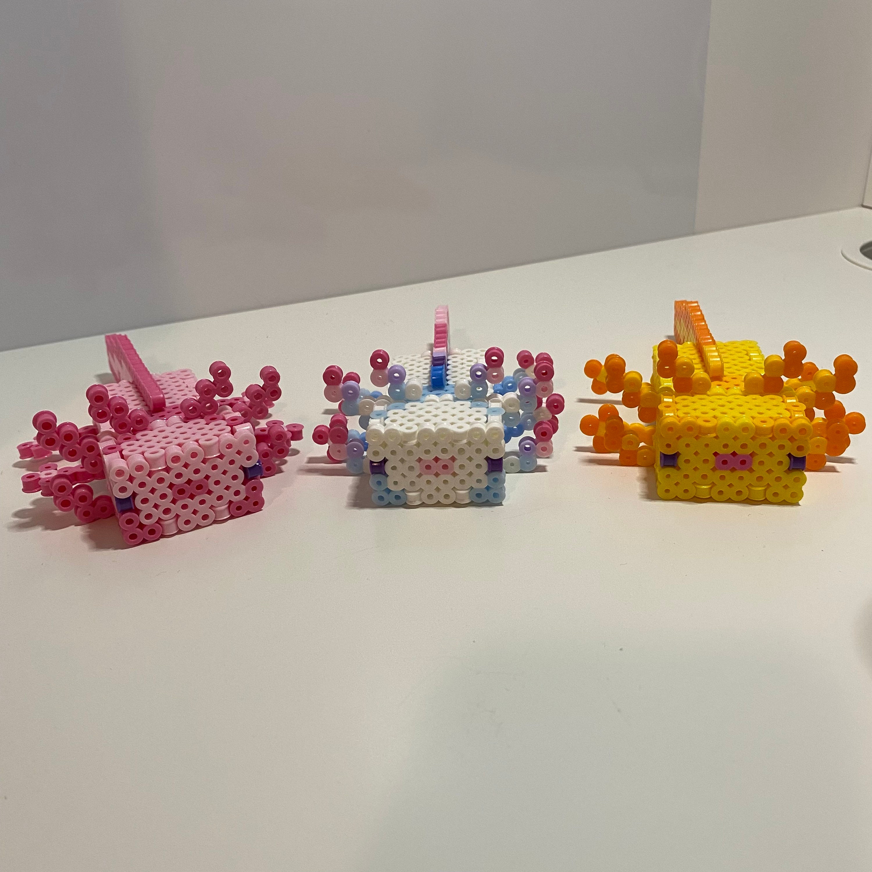 Axolotl 3D Pixel Figure - Etsy Canada