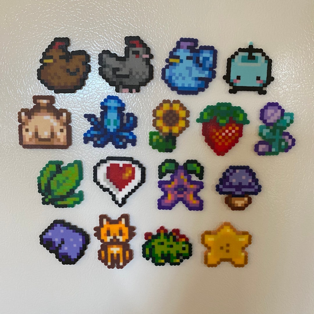Stardew Pixel Fridge Magnets - Etsy
