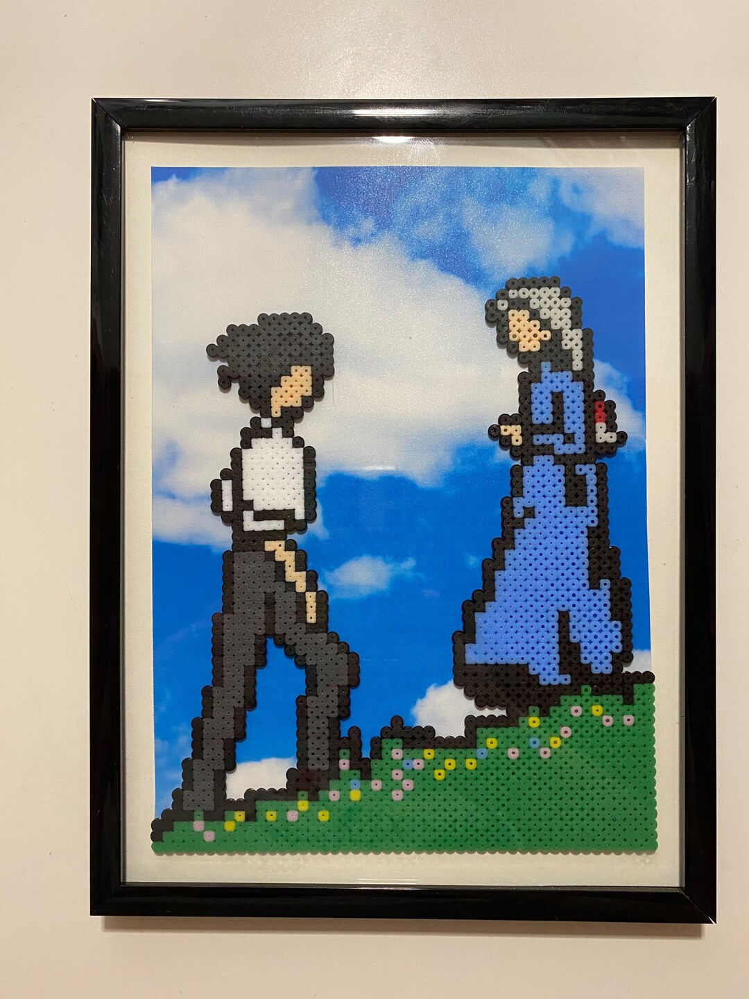 Howl and Sophie Pixel Wall Art - Etsy