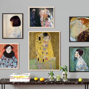Set of 100 Gustav Klimt Digital Prints Instant Download Art Nouveau ...