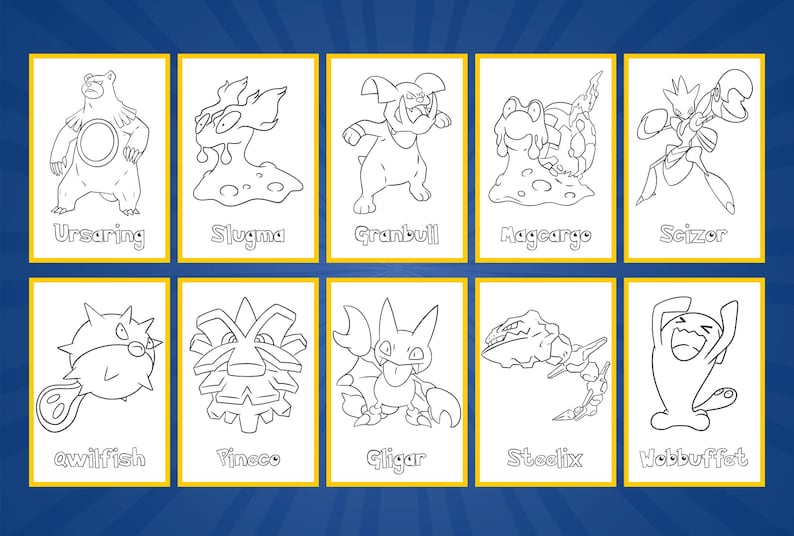 100+ Pokemon Generation 2 Coloring Pages | Johto Printable Coloring ...