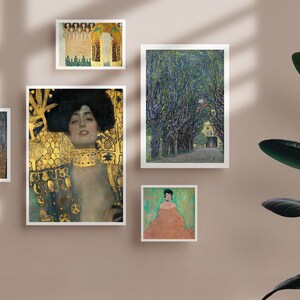 Set of 100 Gustav Klimt Digital Prints Instant Download Art Nouveau ...