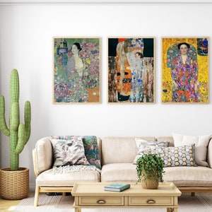 Set of 100 Gustav Klimt Digital Prints Instant Download Art Nouveau ...