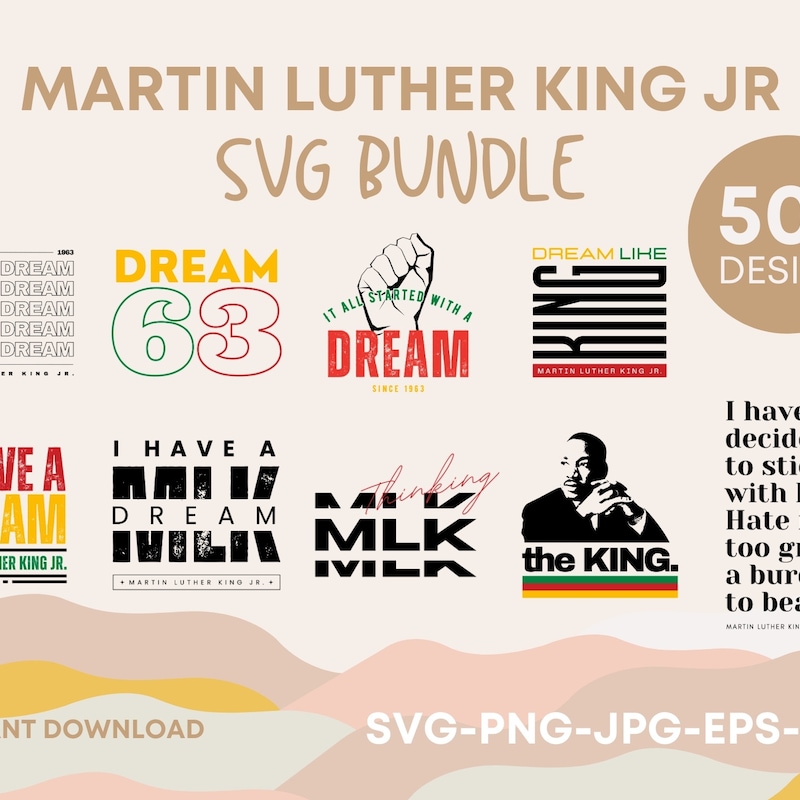 Martin Luther King Jr - Etsy