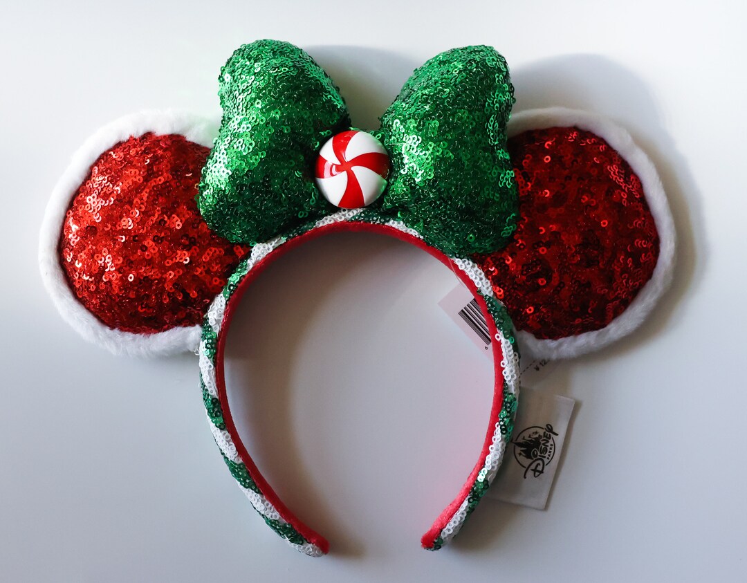 Disney Parks Holiday Peppermint Ears - Etsy