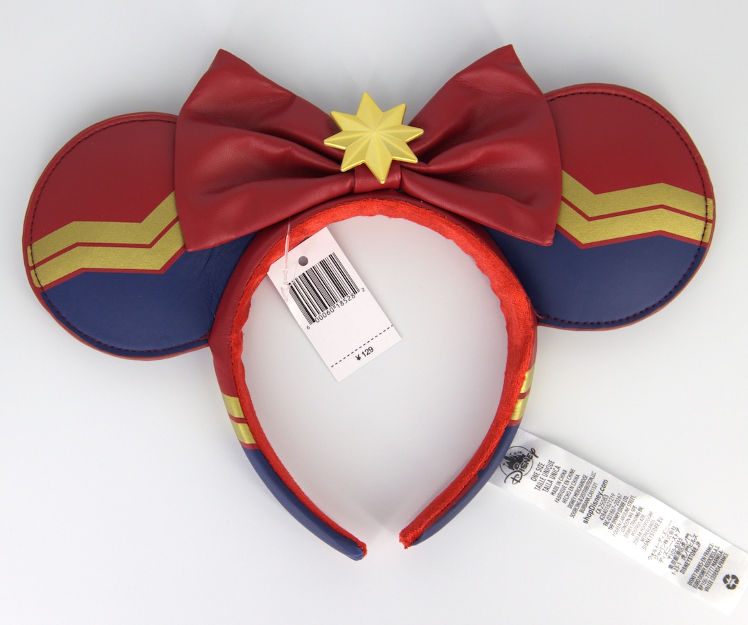 Disney Captain Marvel Headband Ears - Etsy