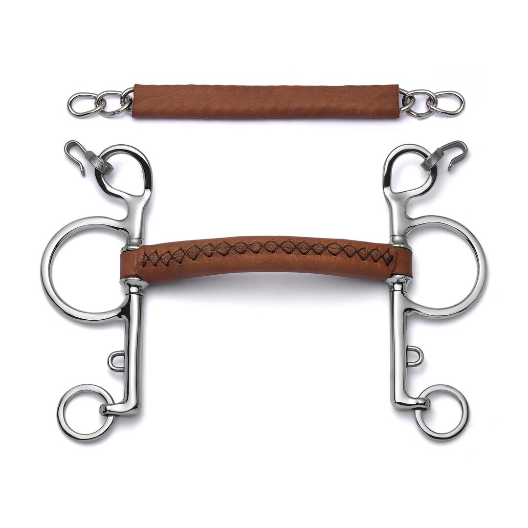 Cavalon Pelham Soft Leather Curb Bit - Etsy