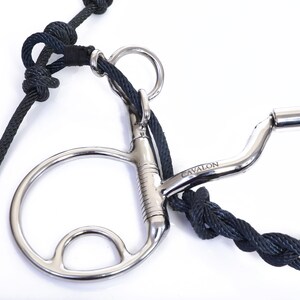 Cavalon Baucher Low Port Barrel Snaffle Bit With Noseband - Etsy