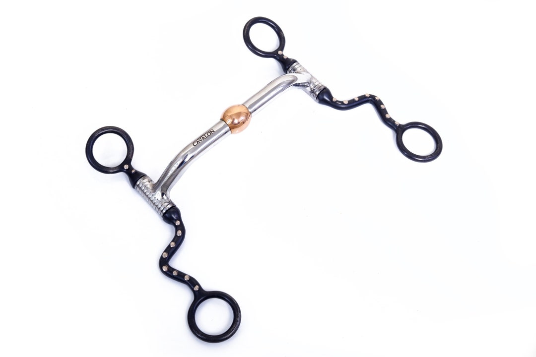 Western Silver Dotted S Shank Gaited Curb Bit - Etsy