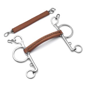 Cavalon Pelham Soft Leather Curb Bit - Etsy