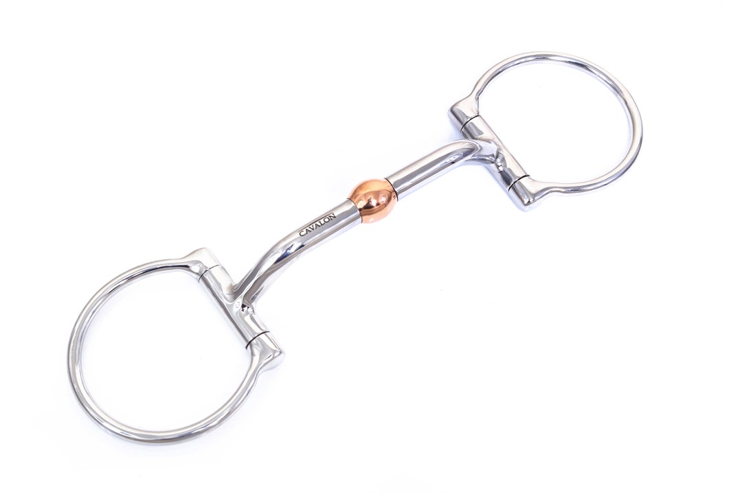 Cavalon Western D-ring Gaited Snaffle Bit With Rolling Copper Bulb - Etsy