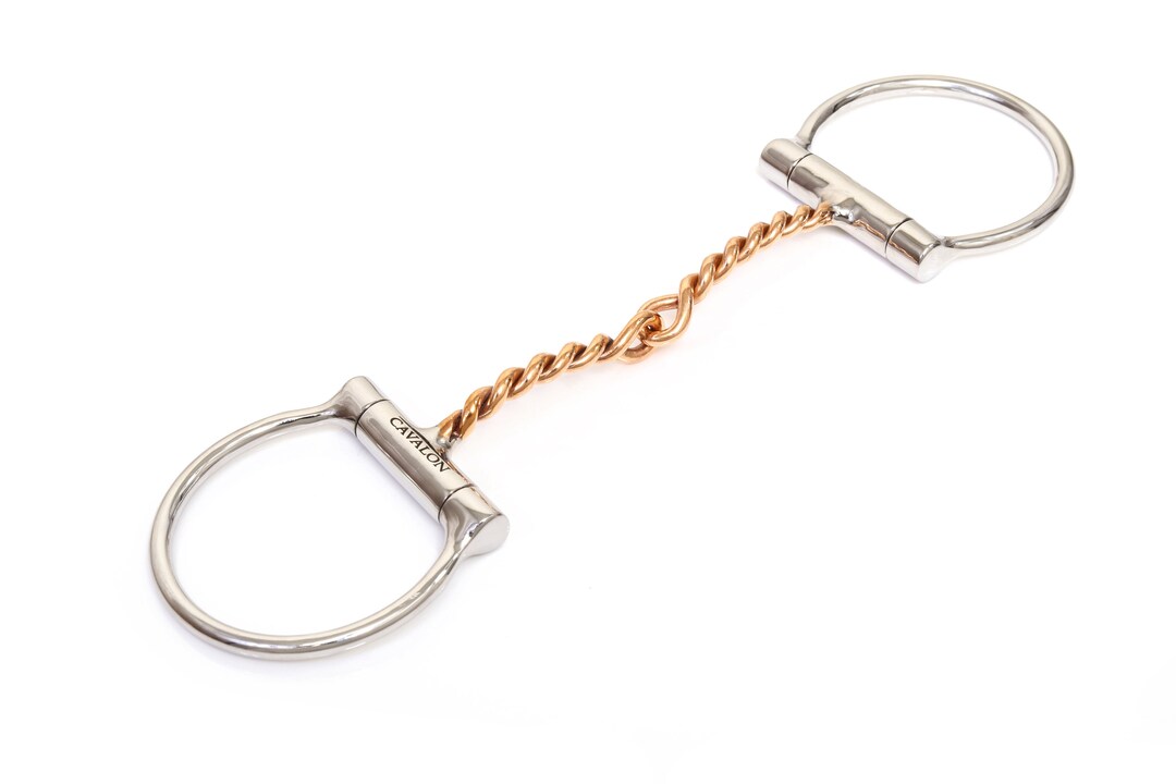 Cavalon Western D Ring Twisted Copper Wire Snaffle Horse Bit - Etsy