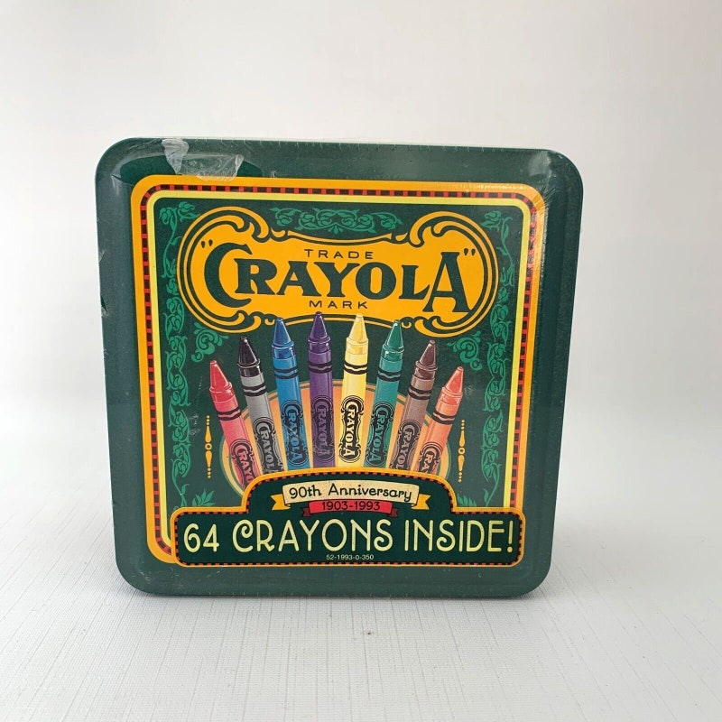 Crayola Crayon Tin - Etsy