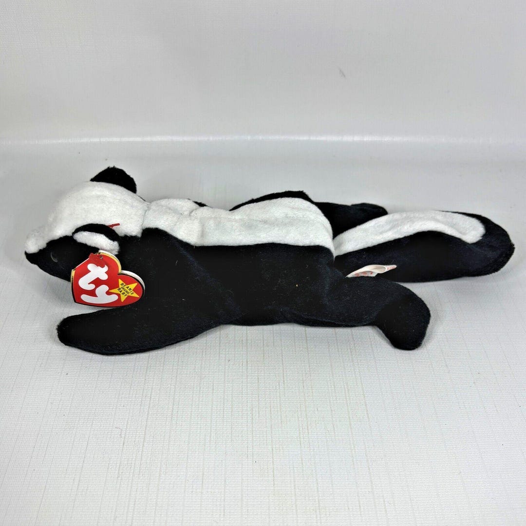 TY Beanie Baby STINKY Skunk Stuffed Animal Plush Toy Beanbag February ...