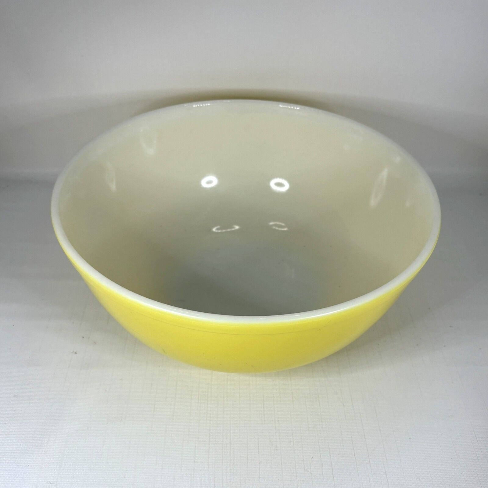 Pyrex Yellow Mixing 404 Bowl Primary Color 4 Quart Country Farmhouse ...