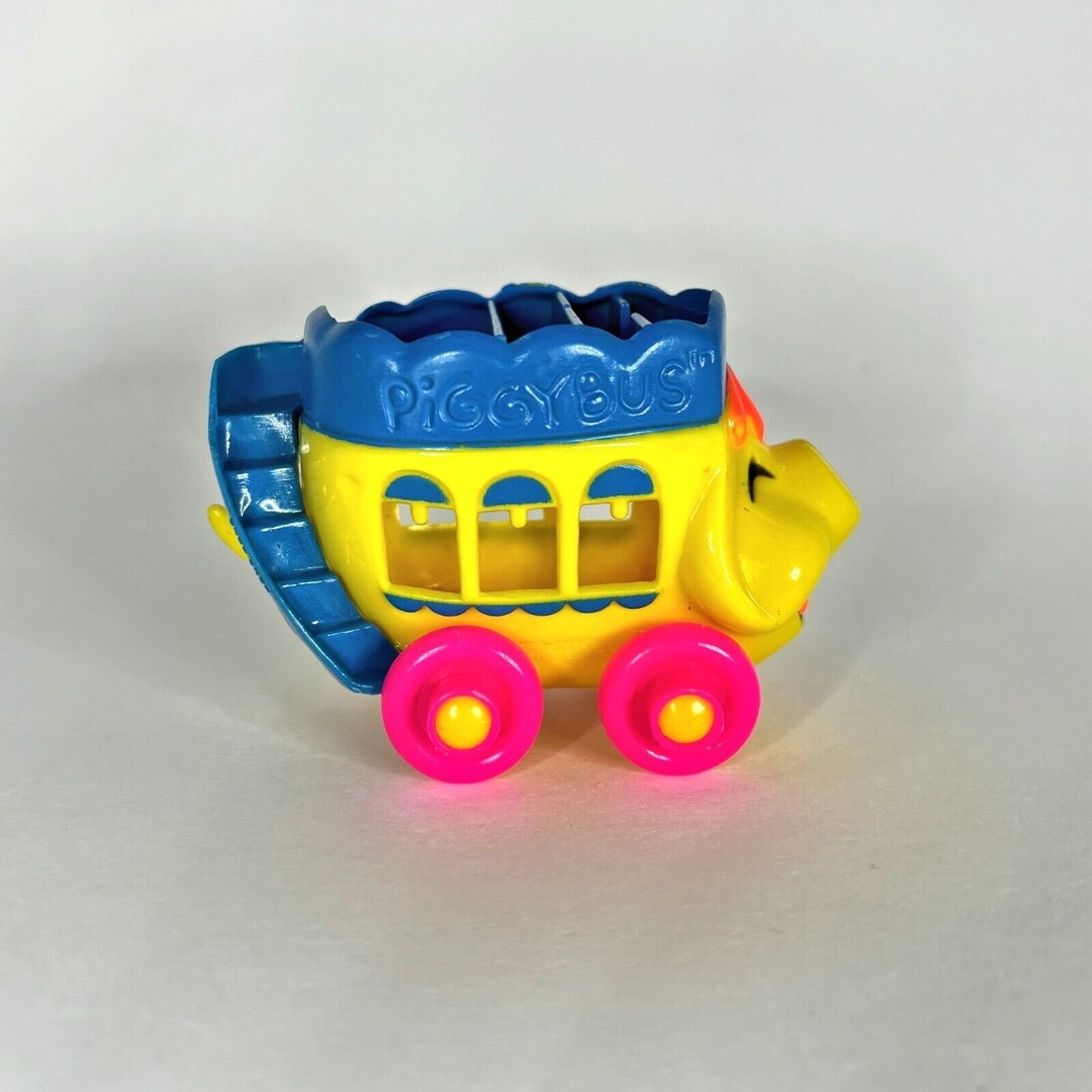 Mattel Upsy Downsy Piggy Bus Plastic Made Hong Kong Toy 1960s Vintage ...