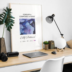 Forever is Composed of Nows - Printable Emily Dickinson Poem - Floral ...