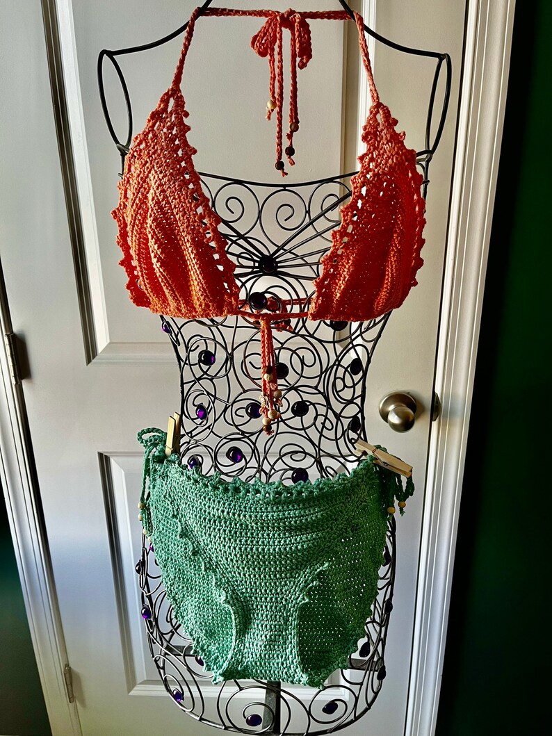 2 Piece Crochet Swim Suit - Etsy