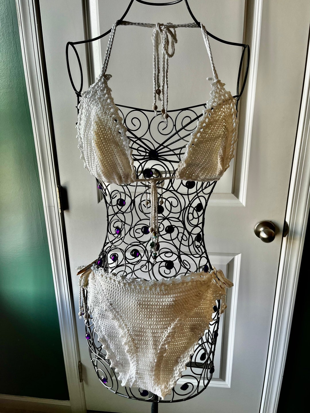 2 Piece Crochet Swim Suit - Etsy