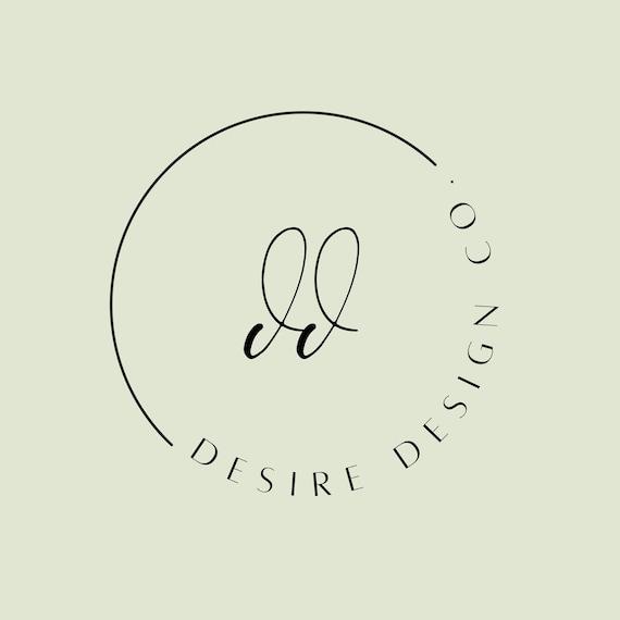 Premade Logo Design Simple Logo Text Logo Watermark Logo | Etsy