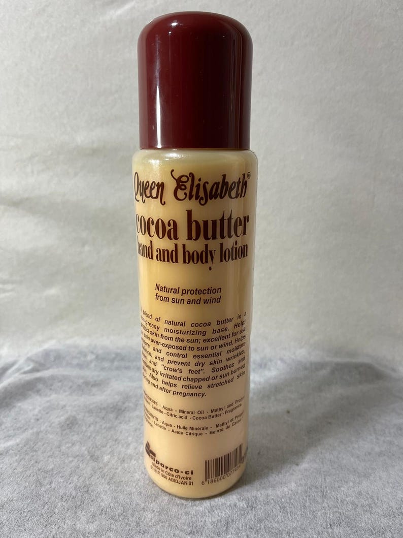 Queen Elisabeth Cocoa Butter Hand and Body Cream 500ml/ 800ml - Etsy