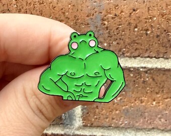 Knife Frog Enamel Pin - Etsy