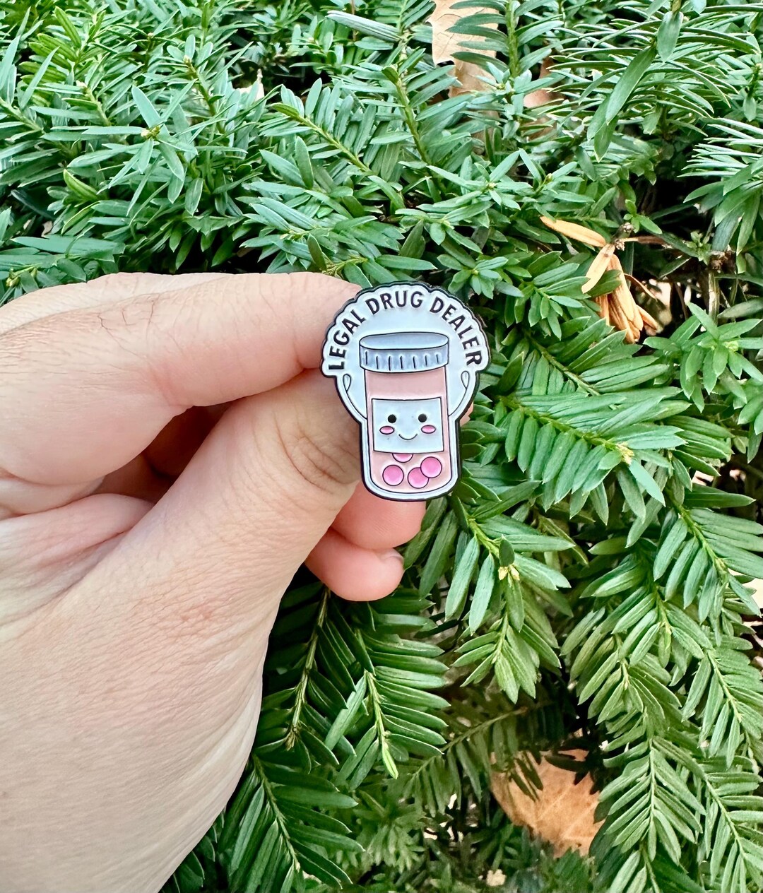 Legal Drug Dealer Enamel Pin | Funny & Bold Enamel Pin | Quirky Pin for ...