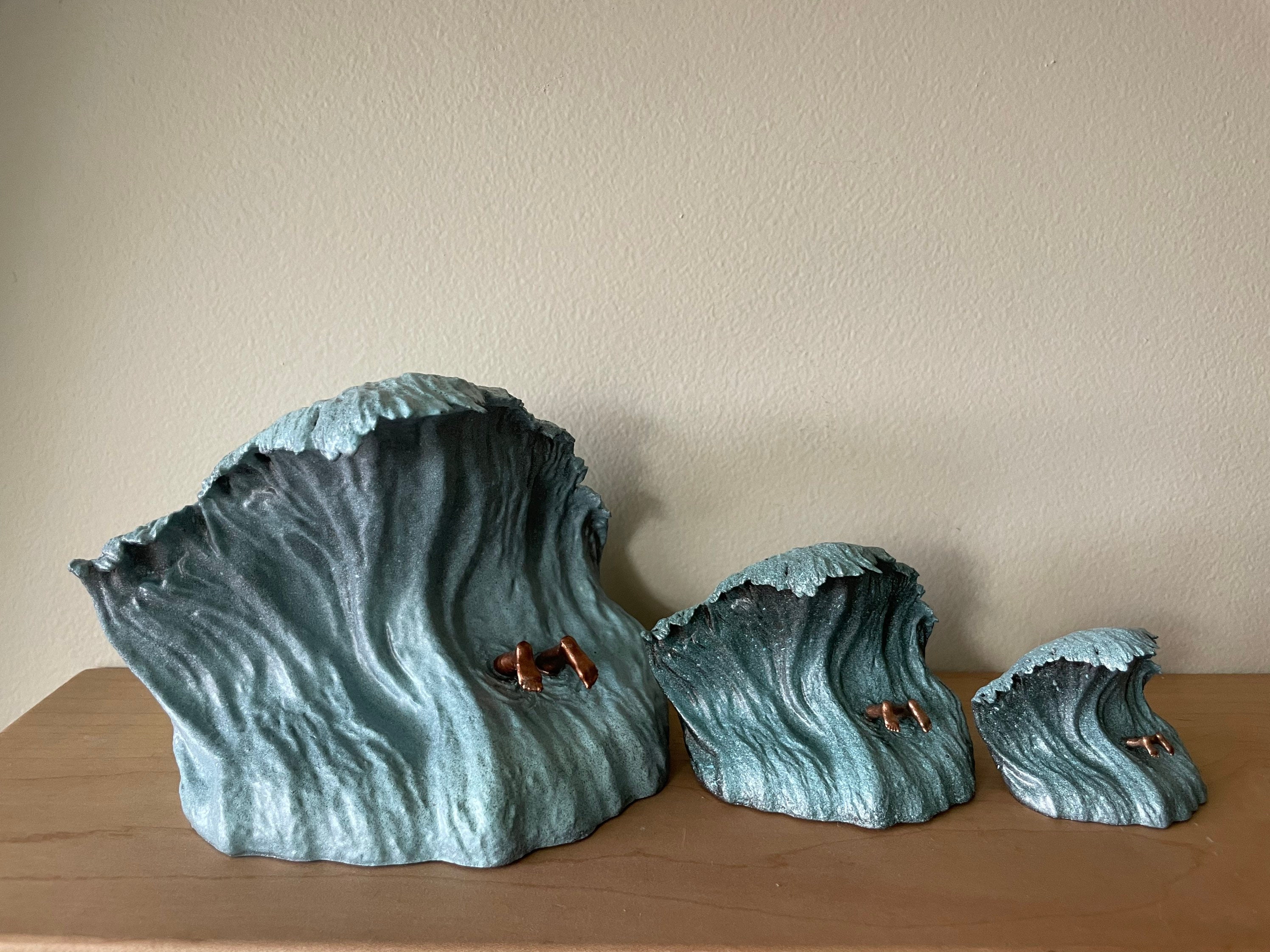The Wave - Newport Wave Statue - Etsy