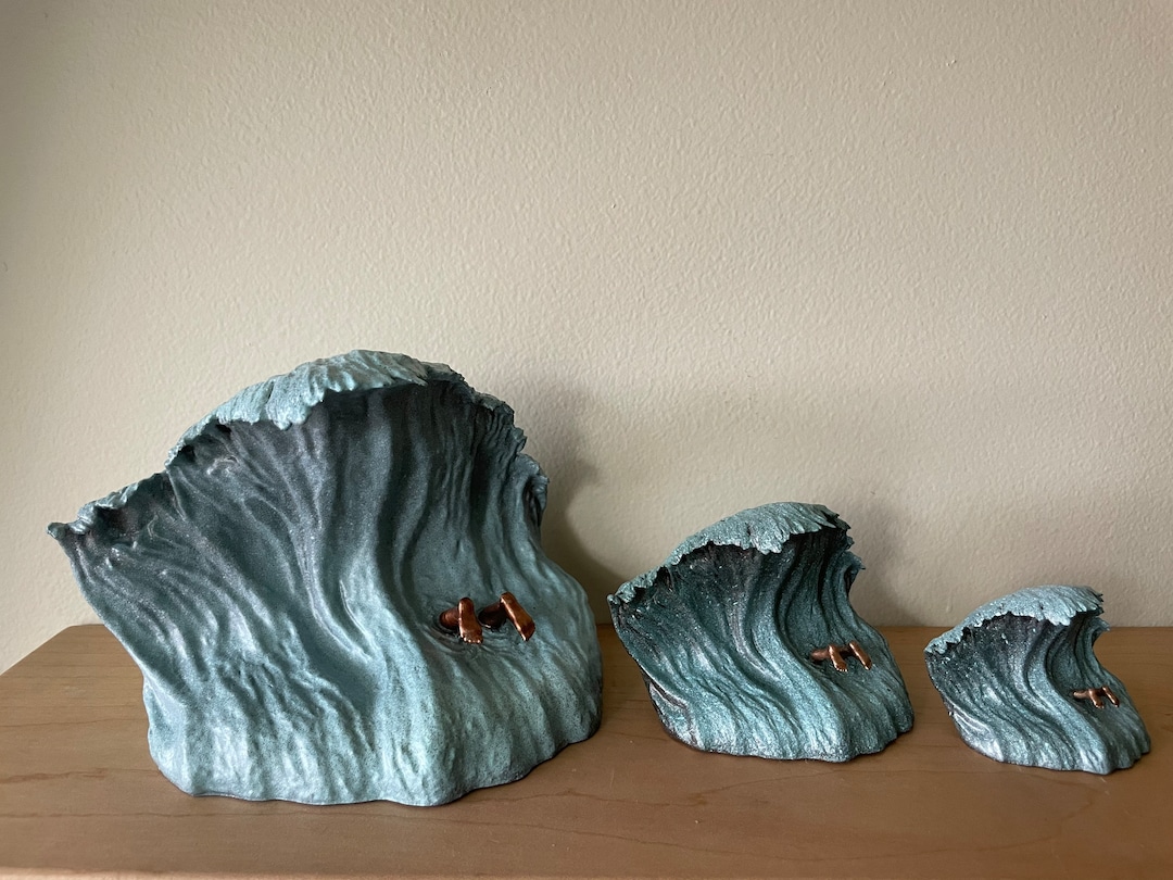 The Wave - Newport Wave Statue - Etsy