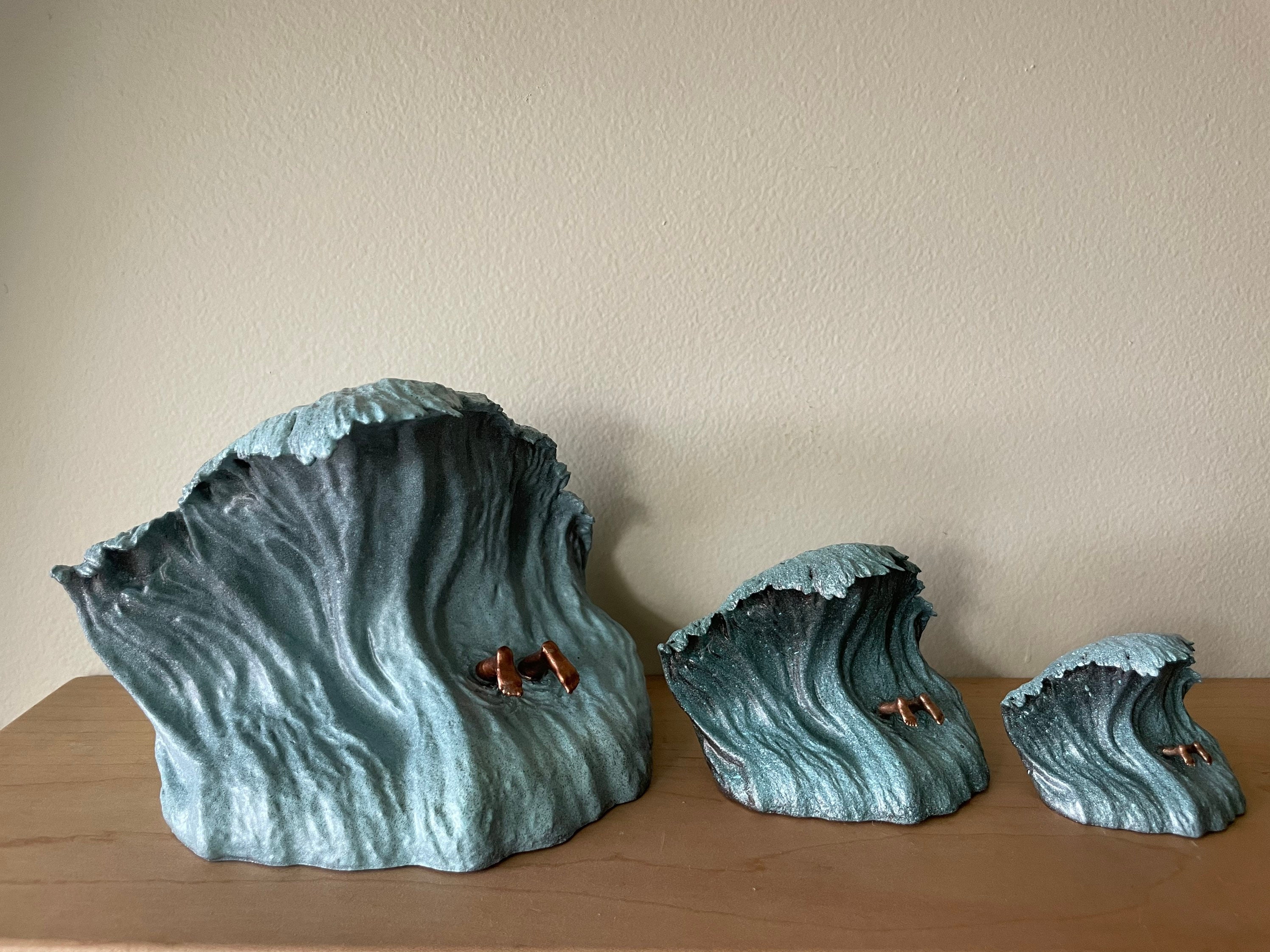 The Wave - Newport Wave Statue - Etsy