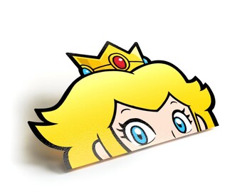 Princess Peach Decal - Etsy