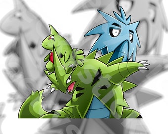 Tyranitar Sticker - Etsy