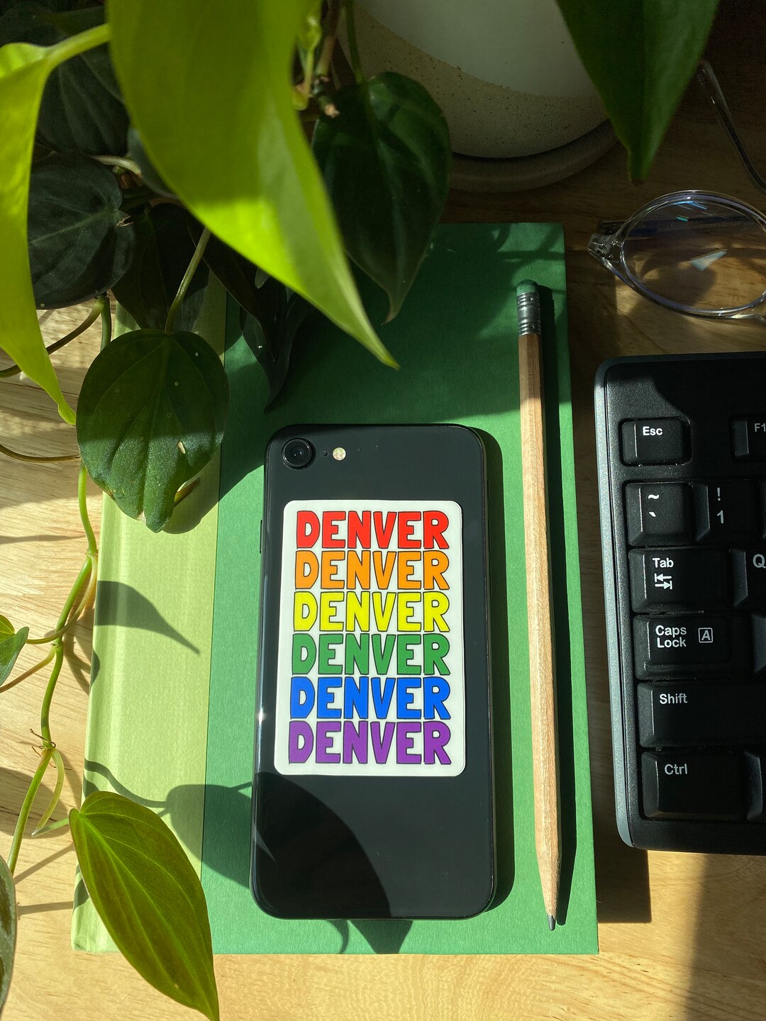 DENVER PRIDE STICKER | Denver Rainbow Sticker, Colorado Pride, Love ...