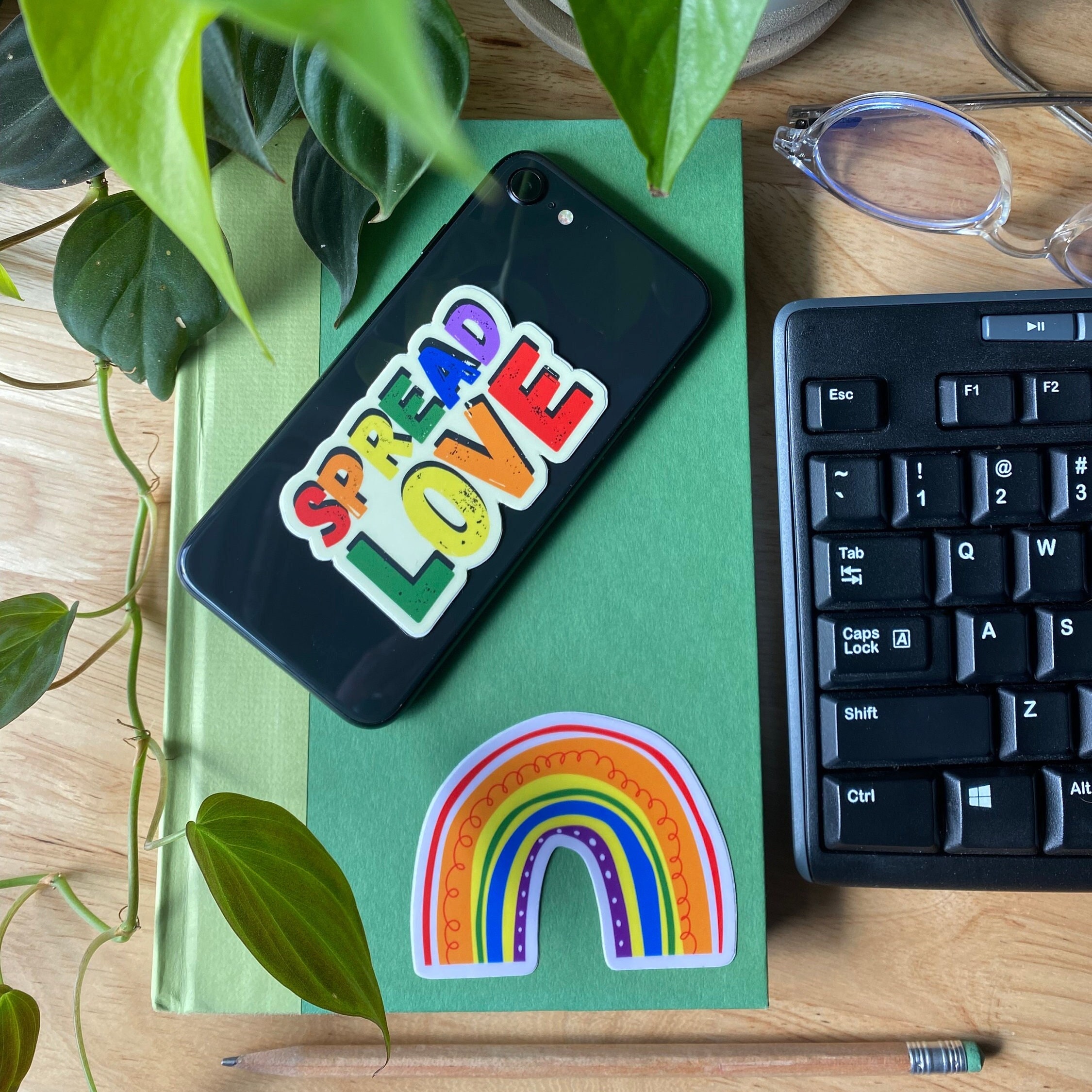 PRIDE RAINBOW STICKERS Pride Sticker, Rainbow, Lgbtqia Sticker for Car ...