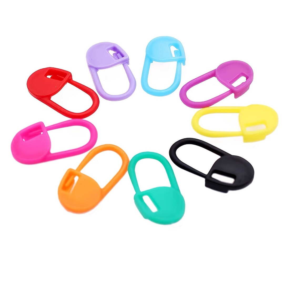 Thelicraft 100 Pcs Colorful Small Pins Mini Button Plastic Positioning ...