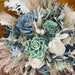 BOHO BEACHIN': Boho/ Rustic Dusty Sage Green/ Dusty Blue/ Ivory/ Wood ...
